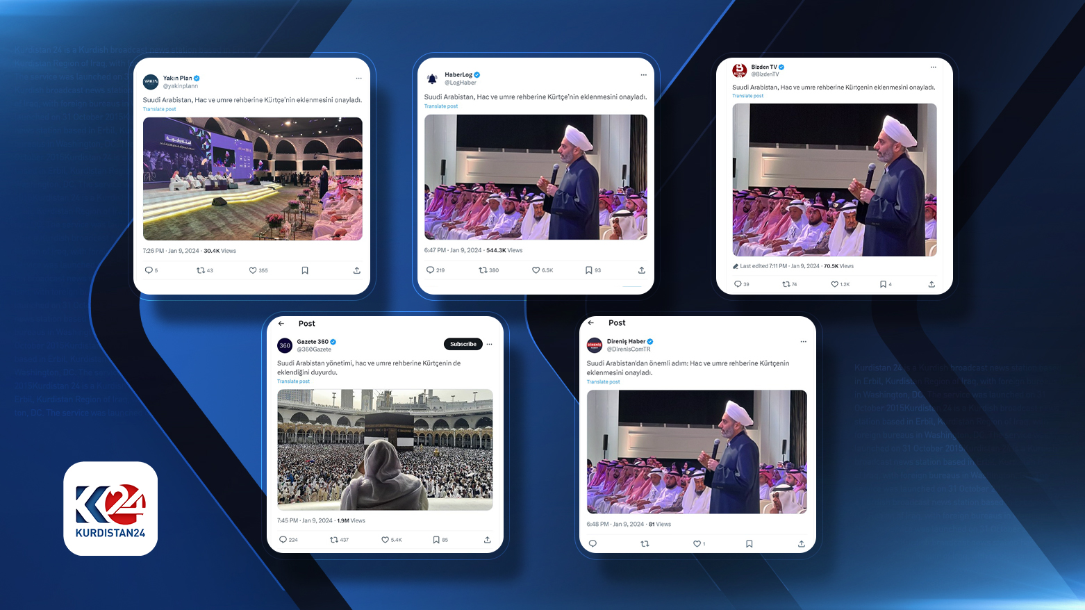 Kurdistan24, Türkiye’deki medya sayfalarınca takip edilen kaynak haline geldi